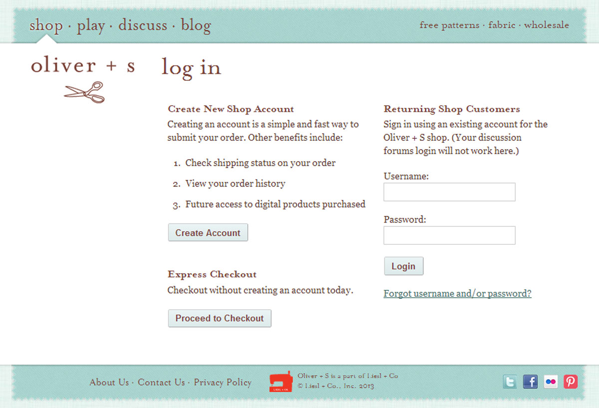 A Few Website Improvements for You | Blog | Oliver + S