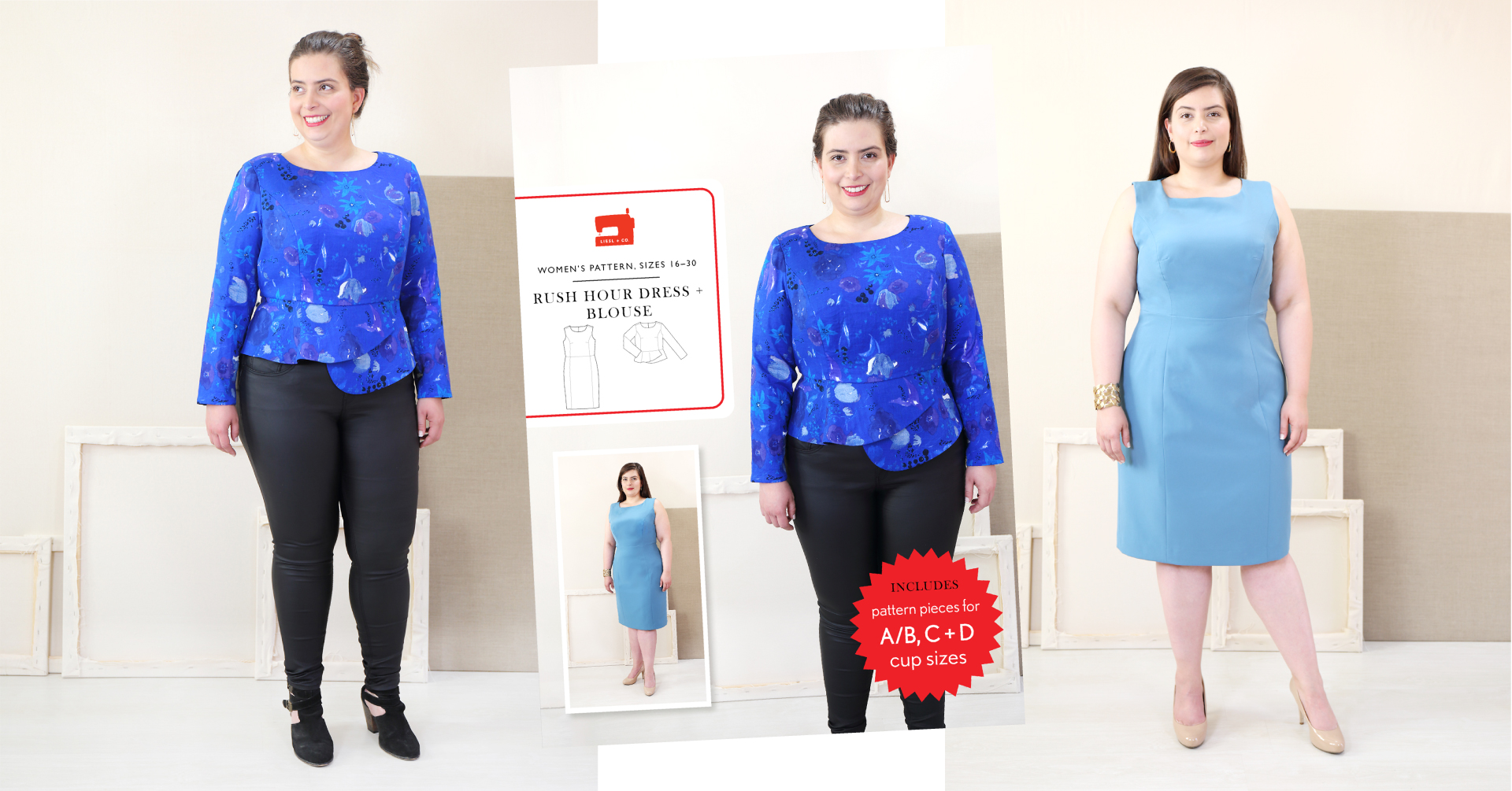 Introducing the Rush Hour Dress + Blouse in Sizes 16-30 | Blog | Oliver + S