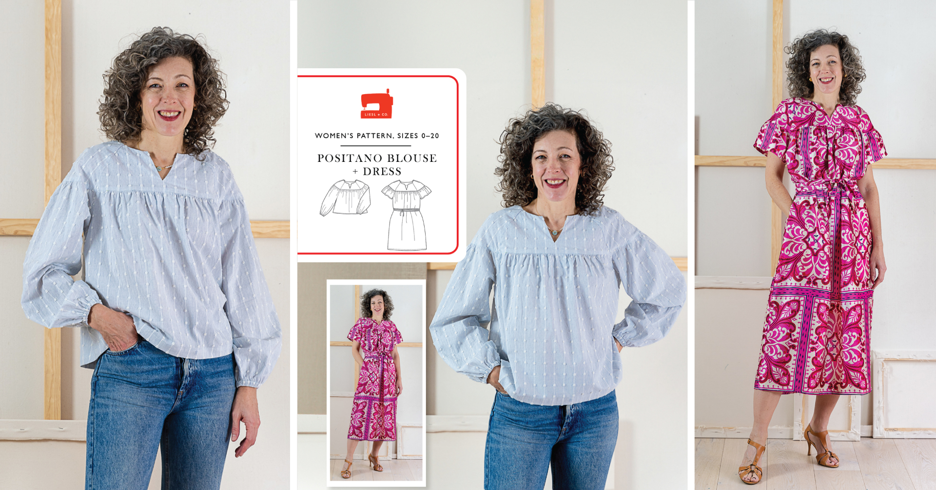 Introducing the Positano Blouse + Dress Sewing Pattern | Blog | Oliver + S